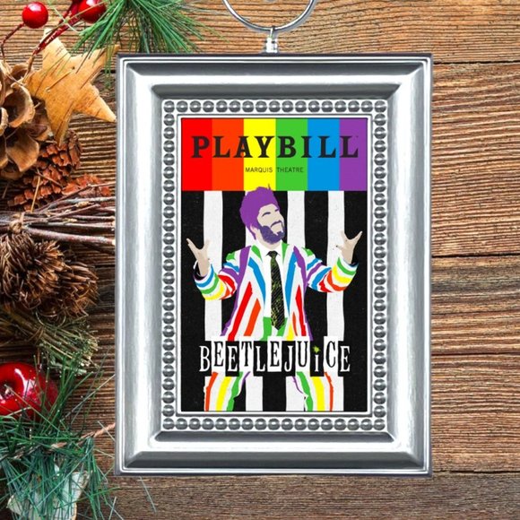 Holiday | Beetlejuice Broadway Musical Playbill Christmas Tree Ornament ...
